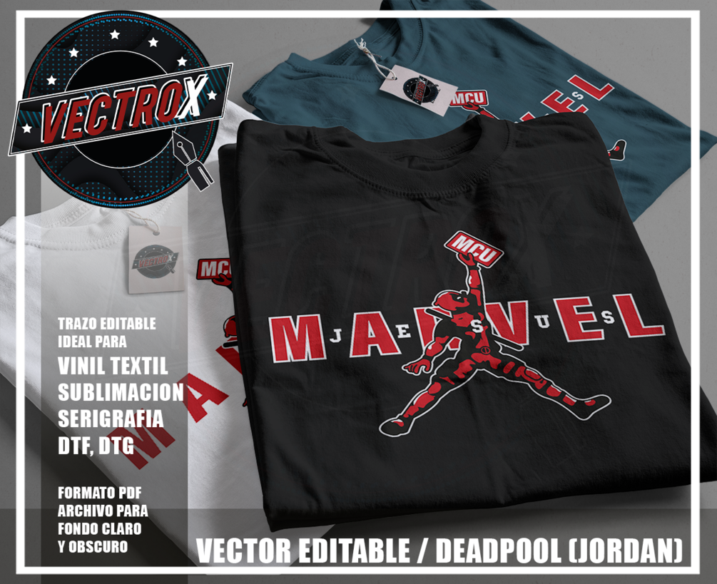 Vector Editable - Deadpool (Jordan)