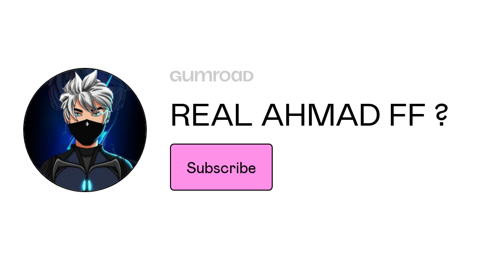 REAL AHMAD FF