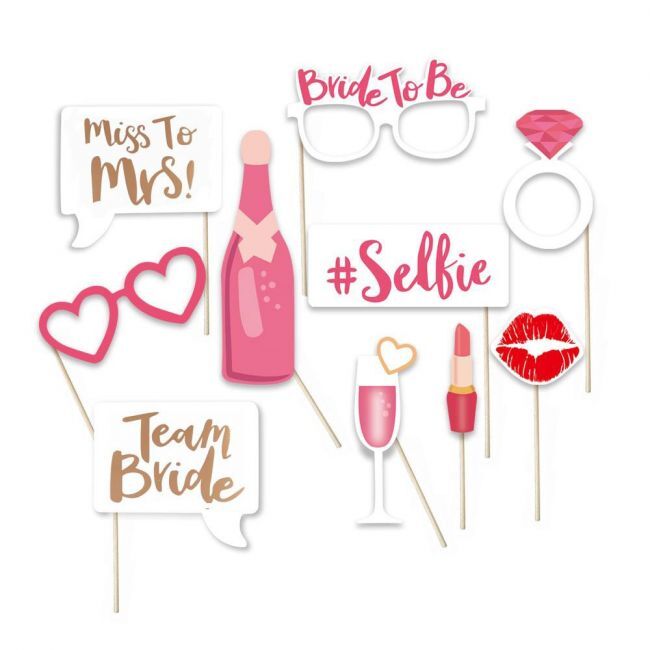 Capture the Fun With Hens Night Photo Booth Props
