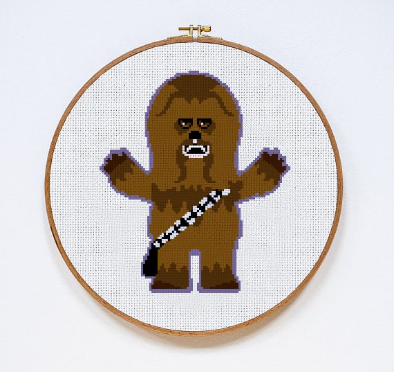 Star Wars Chewbacca Cross Stitch Pattern PDF Download
