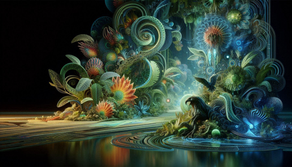 I🌿🌌 Dive into the Mysterious World of a Futuristic Amazon Jungle! 🚀