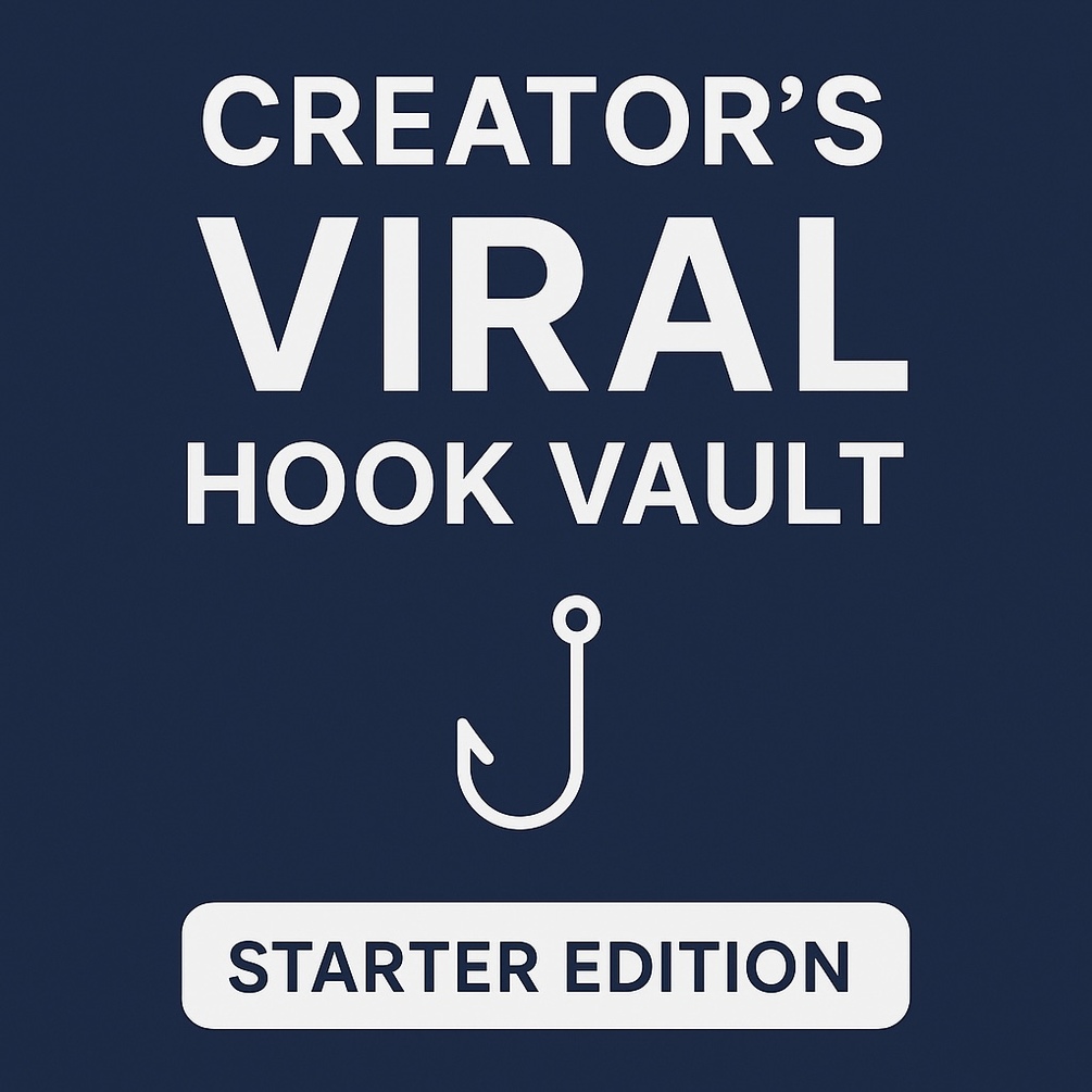 Creator’s Viral Hook Vault – Starter Edition