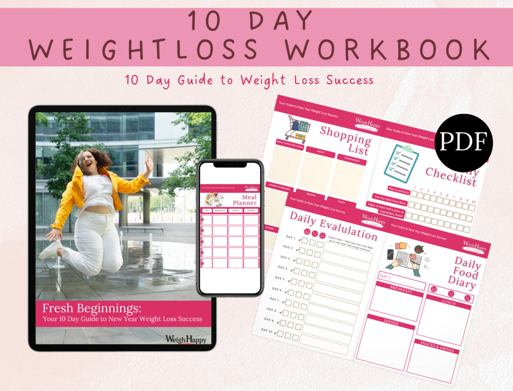 10 Day Weight Loss Workbook with Meal Planner, Weight Loss Planner ...
