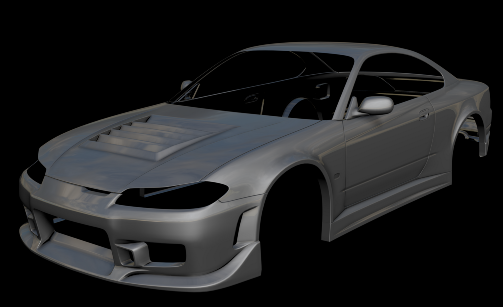 S15 C-WEST GT BODYKIT + SUNLINE RACING HOOD