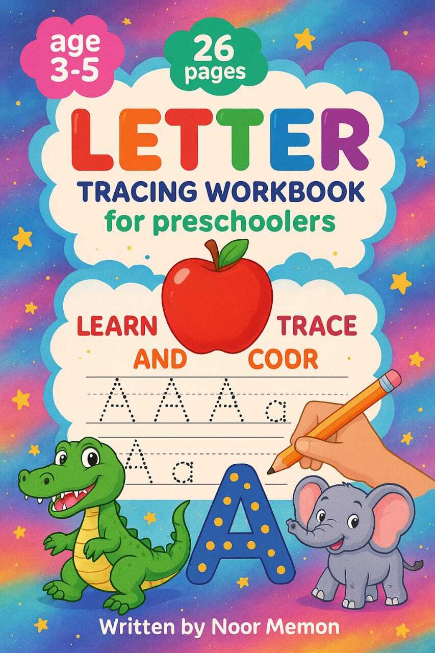 Free Sample: Letter Tracing Workbook (Pre-K and Kindergarten)