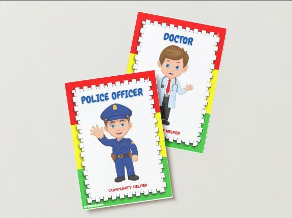 COMMUNITY HELPER FLASH CARD