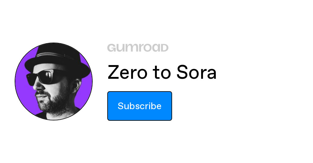 Zero to Sora