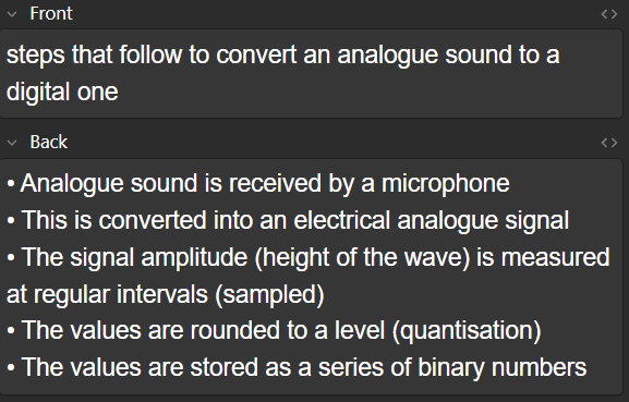 OCR GCSE Computer Science Flashcards