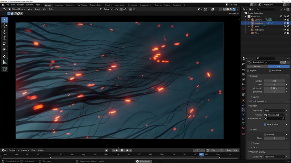 Energy Wire Animation