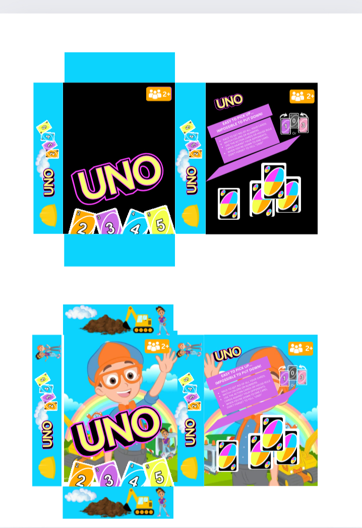 Uno Card Template