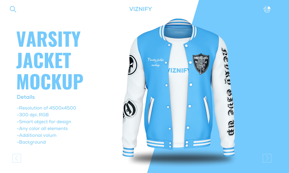 Varsity Jacket Mockup Highly Compressed File Easy To Use