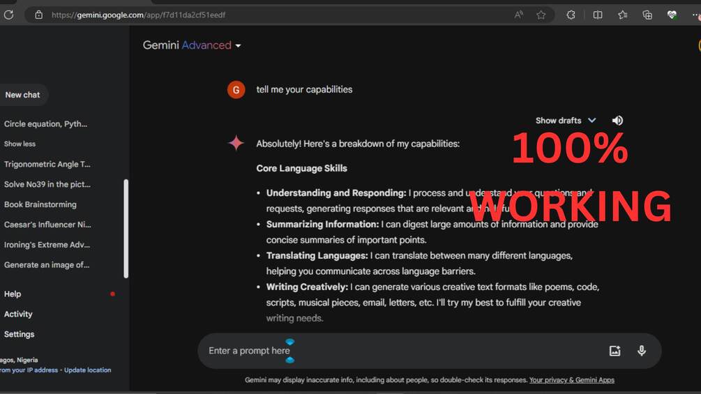 Gemini Advanced - Premium Access with Cookies