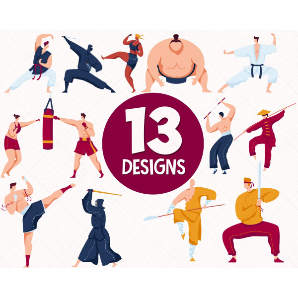 13 Martial Arts SVG, Martial Arts PNG, Martial Arts Vector Clipart ...