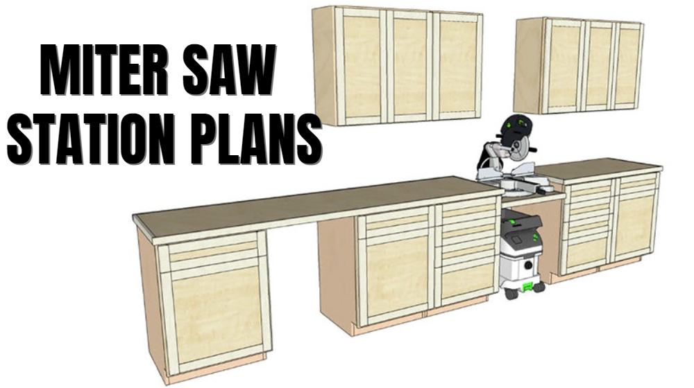 Miter Saw Station With TONS of Storage! - Matt (MWA Woodworks)