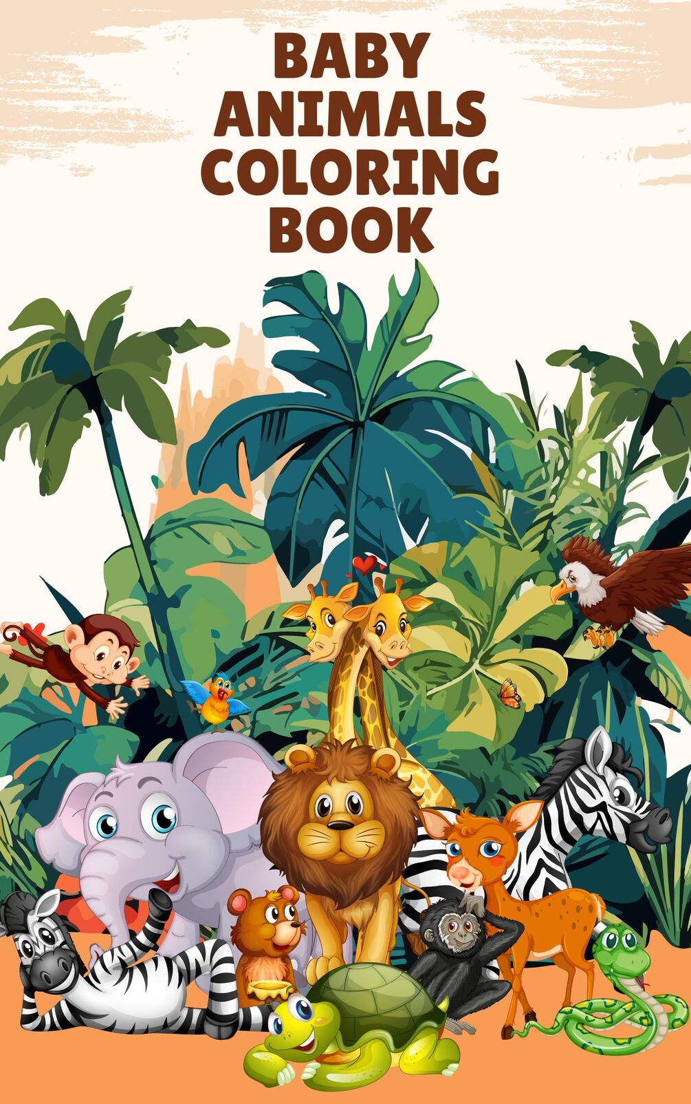 Baby Animals Coloring Book