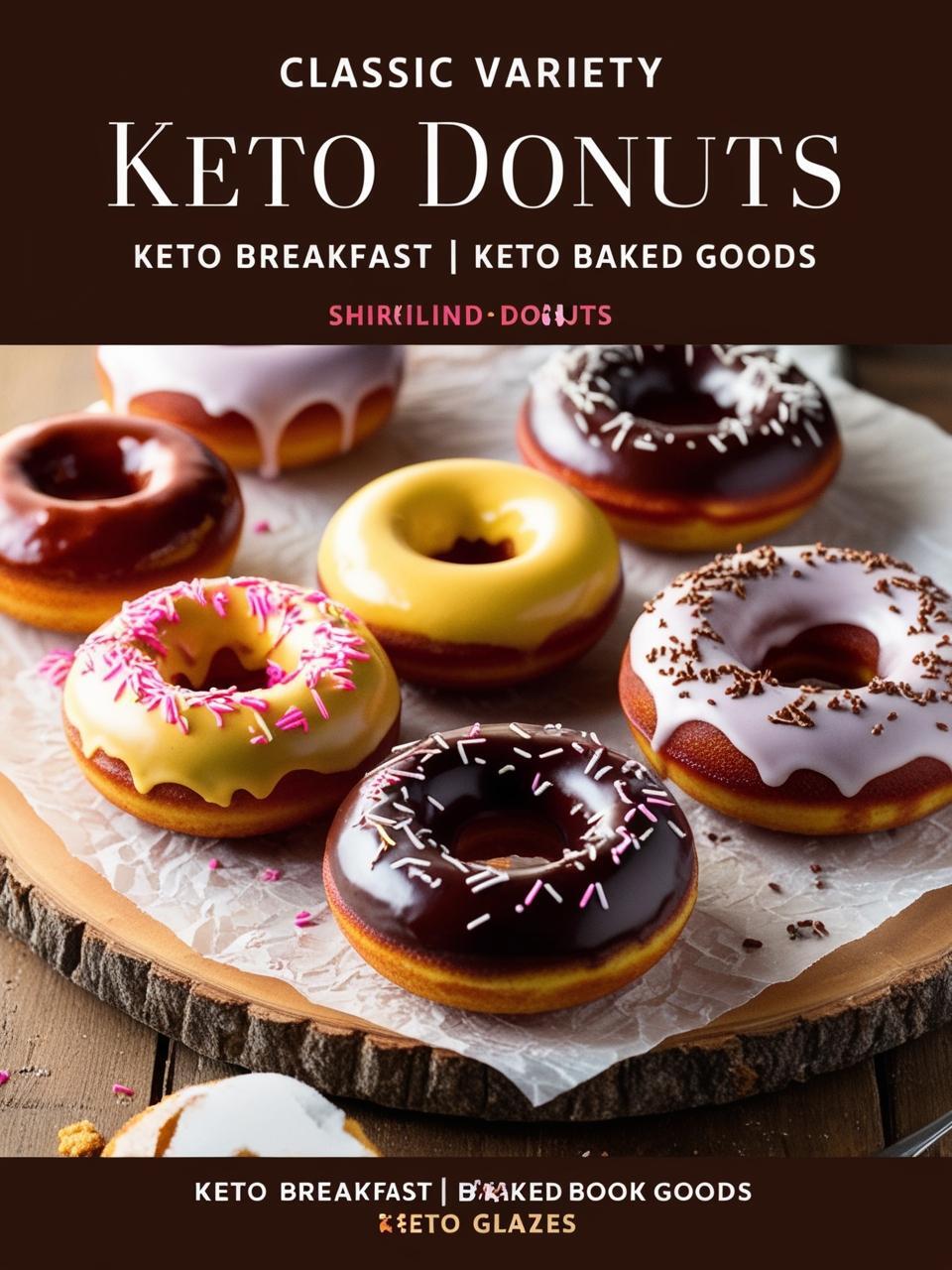 Classic Variety Keto Donuts Recipes | Keto Breakfast | | Keto Diet donuts