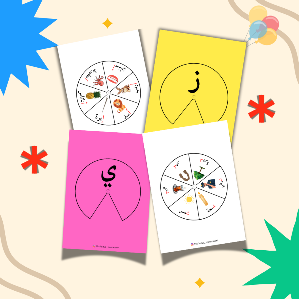 Arabic Alpabet Wheel