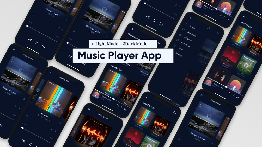 Music Player App Source Code With Figma Link