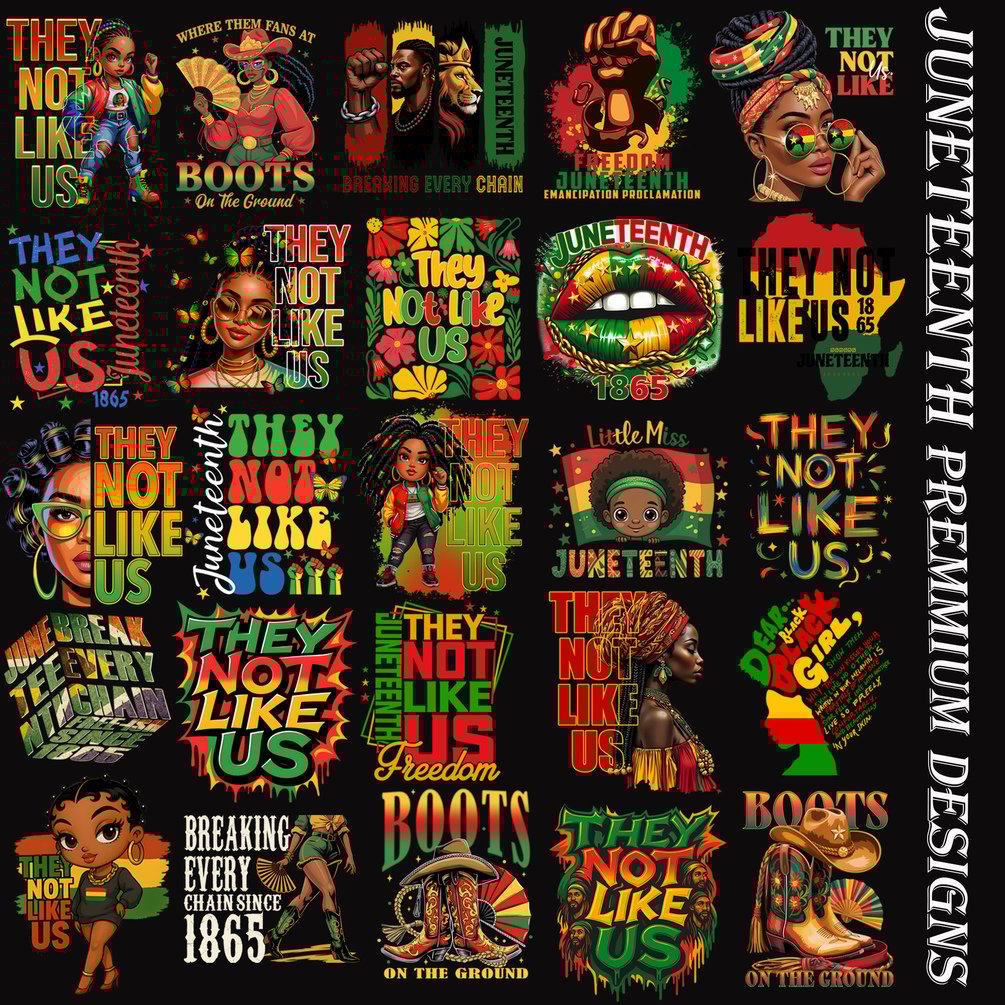 EXCLUSIVE PREMIUM JUNETEENTH DESIGNS