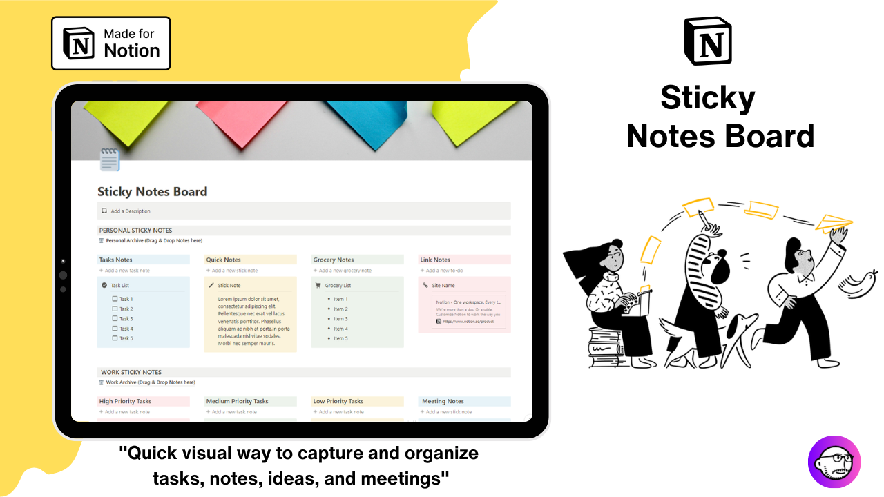 GRAB Sticky Notes Board for FREE!!! - Christmas Giveaway - iamsourabhshen