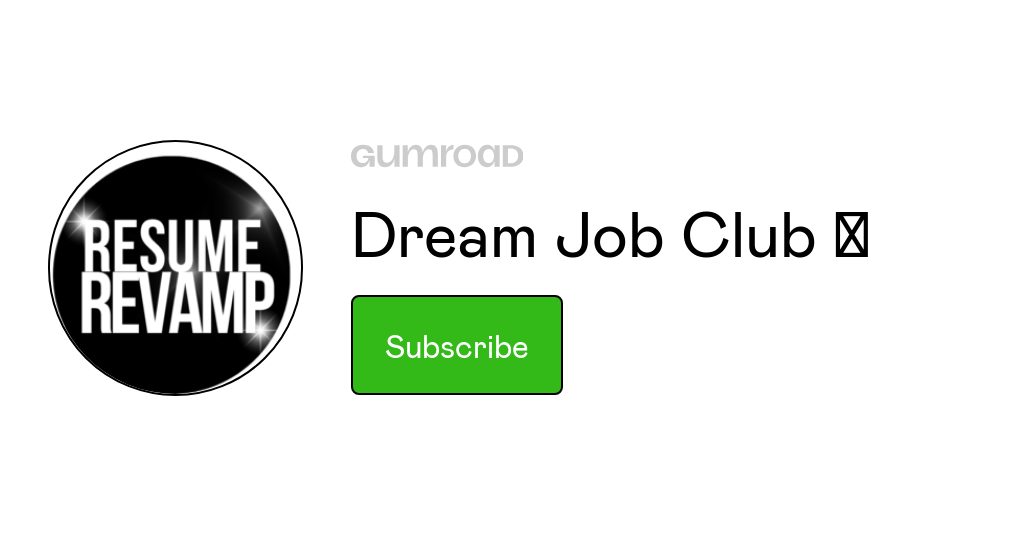 Dream Job Club