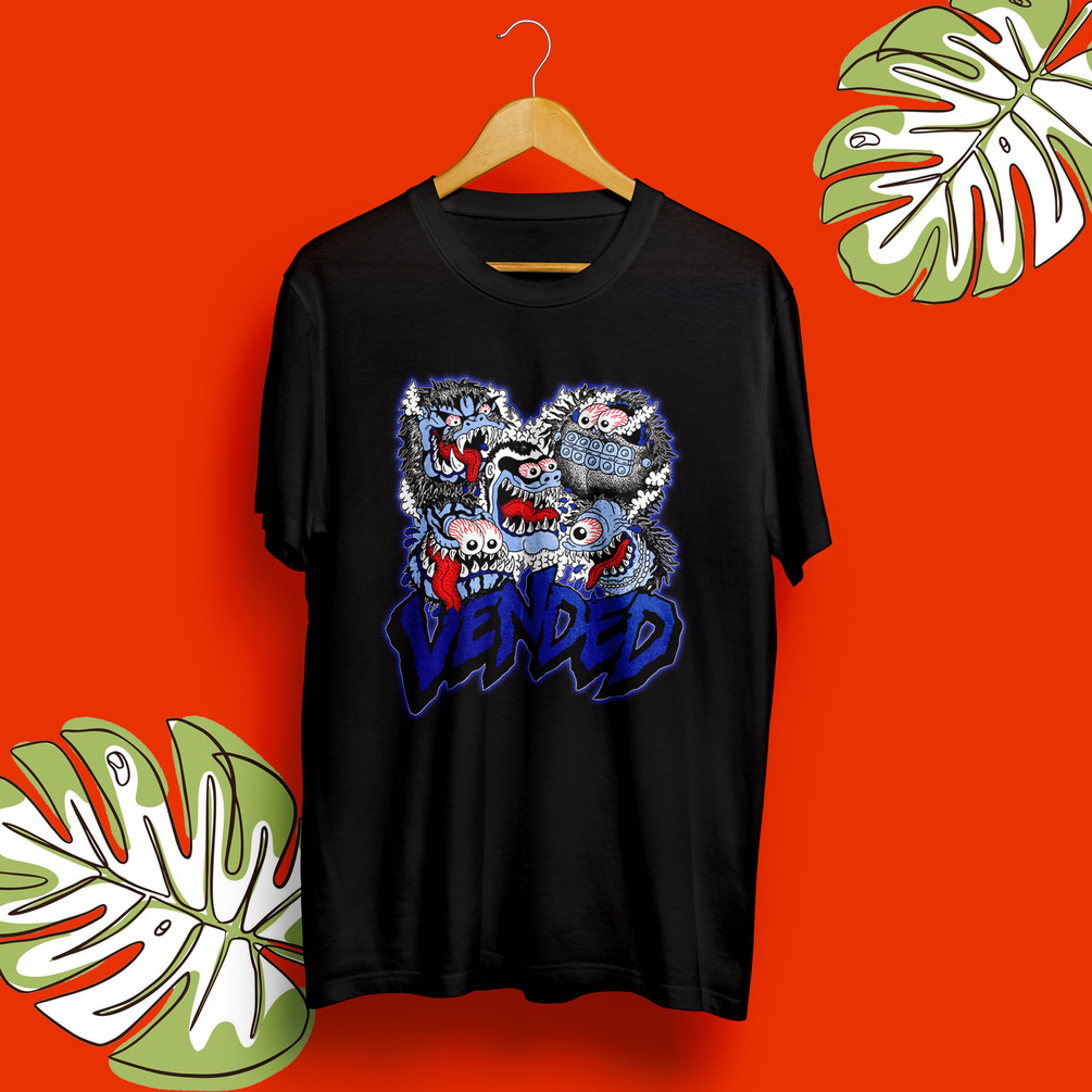 VENDED NEW ALBUM TOUR 2024. VENDED TOUR. VENDED. FRONT SIDE TEE DV01