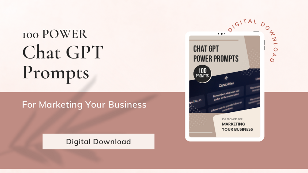 100 Chat GPT Power Prompts for Marketing Your Business