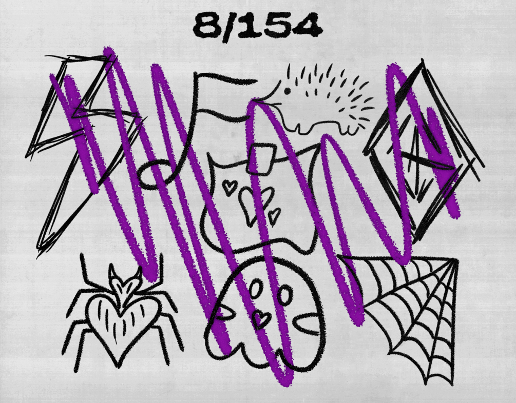 150 Scratchy Drawings