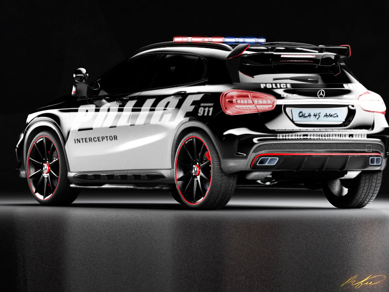 SUV Police Patrol Mercedes Benz GLA AMG