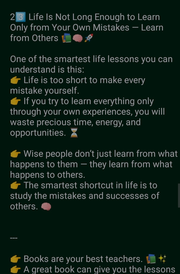 32 Life Mistakes You Must Avoid