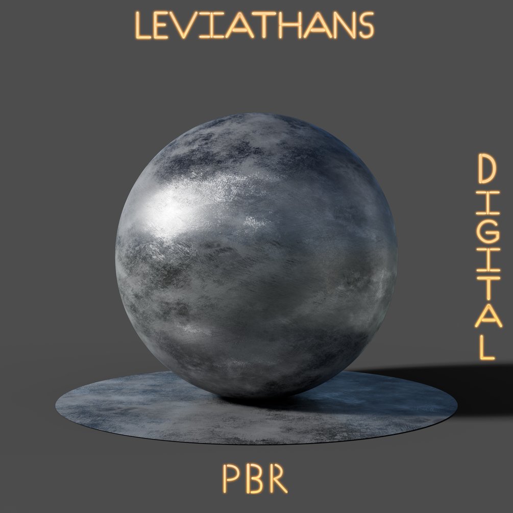 Realistic PBR Metal Material Seamless Textures Set 8K