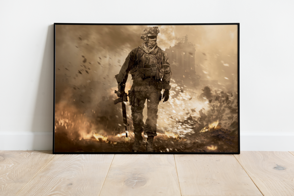 Call of Duty Modern Warfare 2 gaming posters, Gaming prints, Gamer digital prints, Graffiti wall ...
