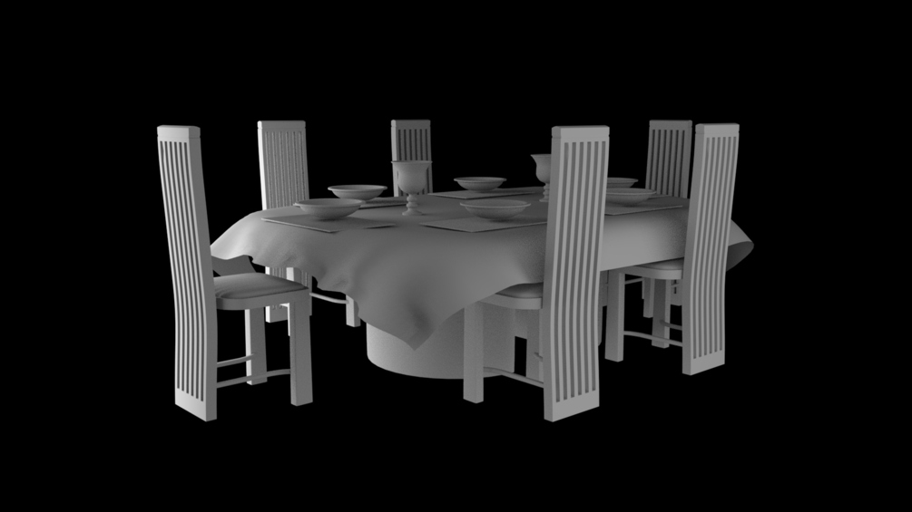 STYLISED DINING TABLE SET MODEL