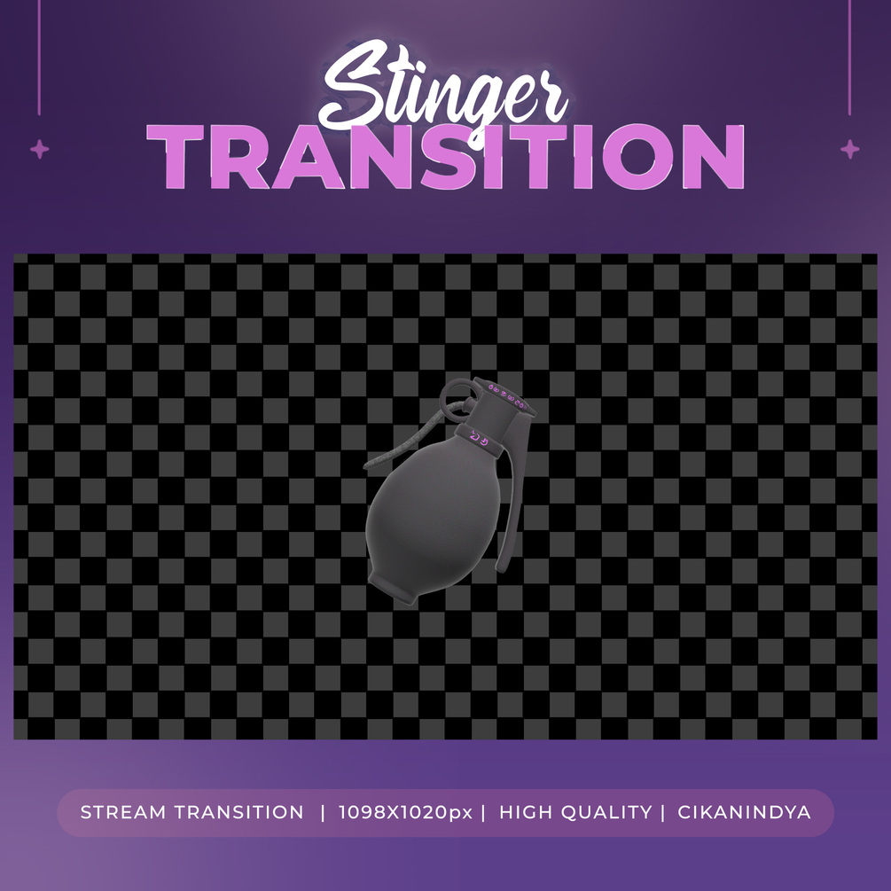 Tactical Impact Animated Stinger Transition Phantom Grenade | Stealthy Detonation Effect for ...