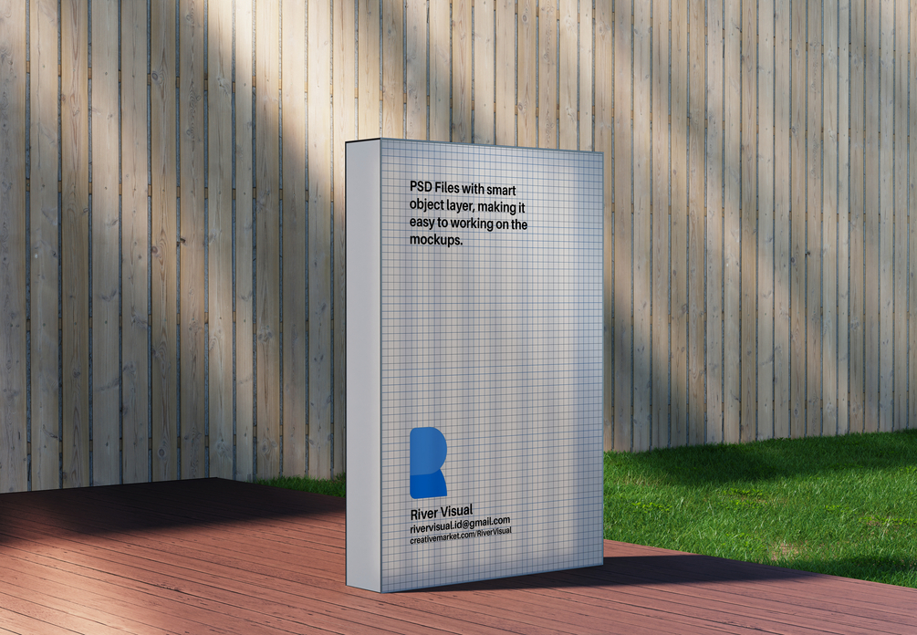 Rectangle Sign Mockup N2