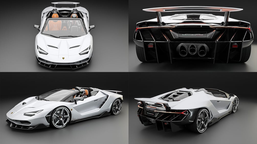 Lamborghini Centenario | Fully Modelled, Textured and Rigged
