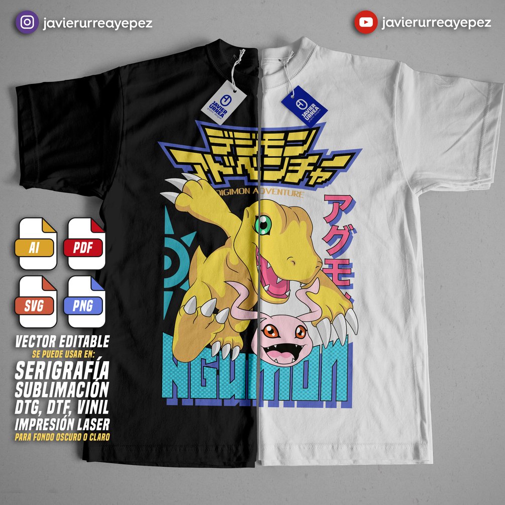 VECTOR-DIGIMON-AGUMON-01