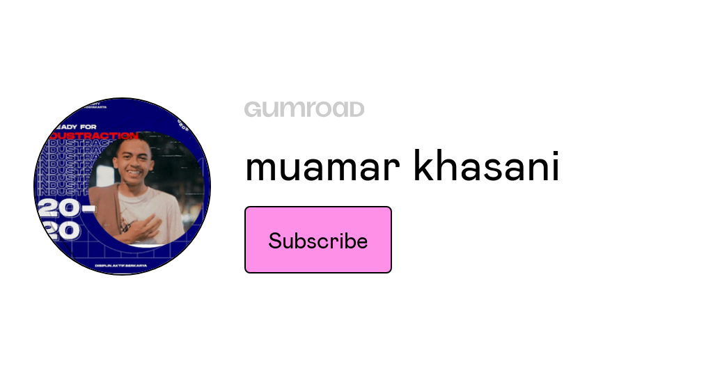 muamar khasani