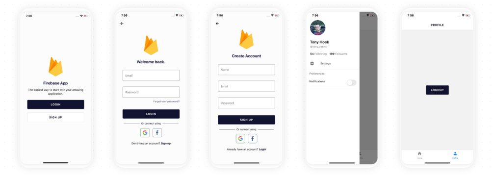 React Native Firebase Login App Template