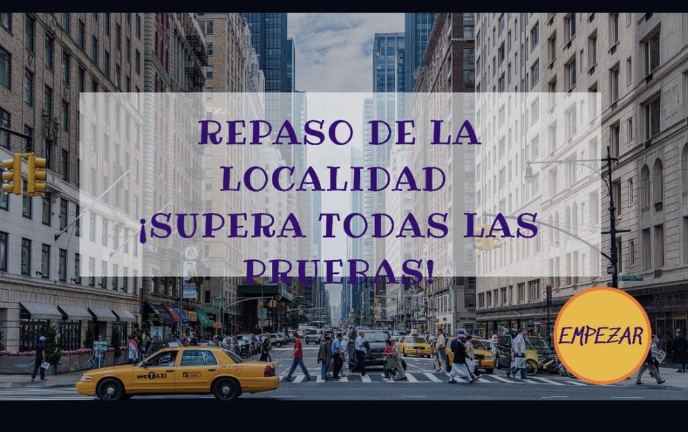 REPASO INTERACTIVO LA LOCALIDAD