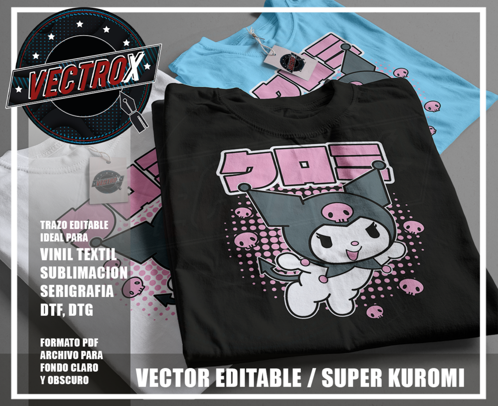 Vector Editable - Super Kuromi