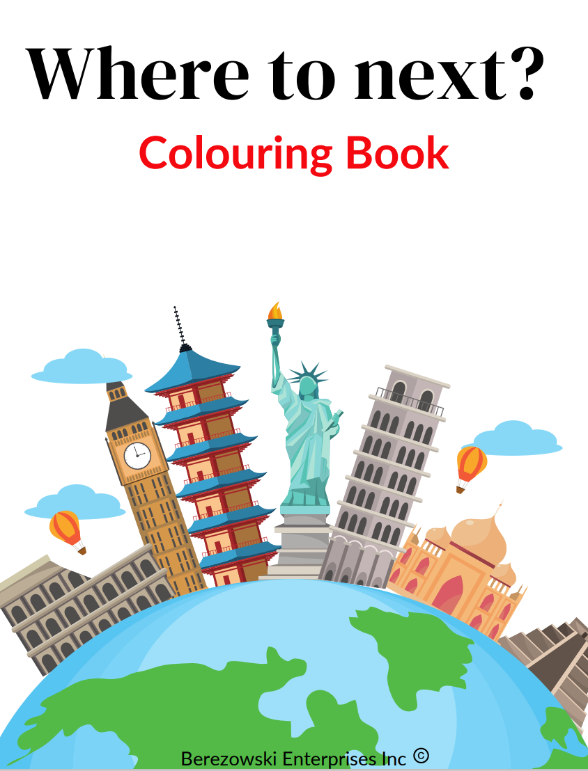 Where To Next? - Colouring Book For Children