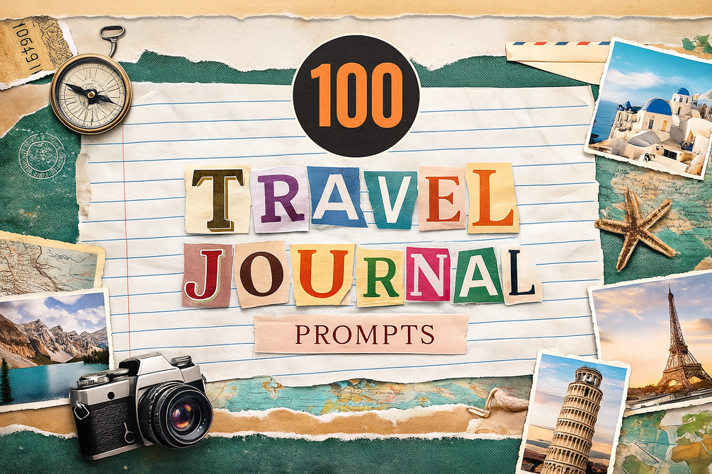 100 Travel Journal Prompts | Reflect, Explore, and Capture Your Journey