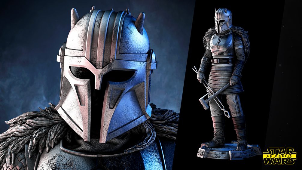 The Armorer Sculpture - Star Wars 3D Models - Tested and Ready for 3D ...