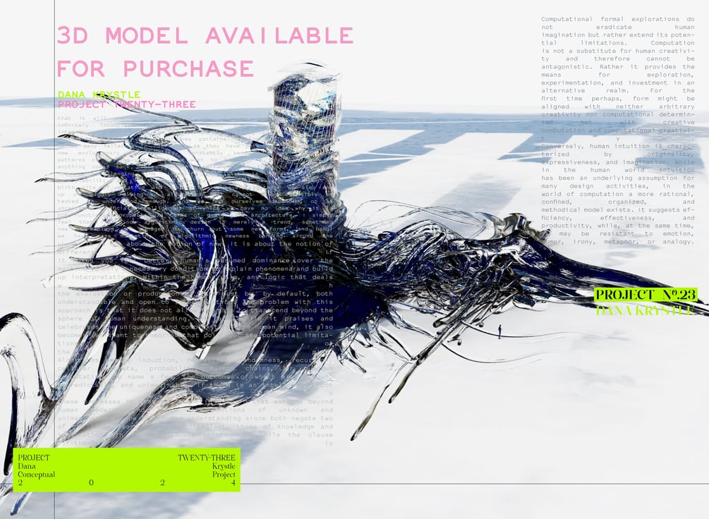 PROJECT TWENTY-THREE - Architecture 3D CONCEPT - Experimental Design