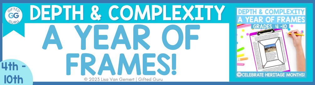Depth and Complexity Frames for the Whole Year - Recognition Months