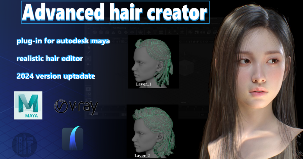 Hair tools for maya