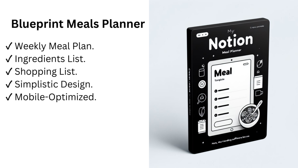 Blueprint Meals Planner Notion Template