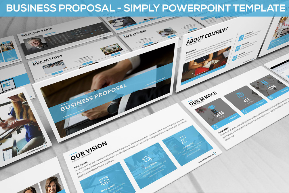 Simply Business Proposal - Free Powerpoint Template
