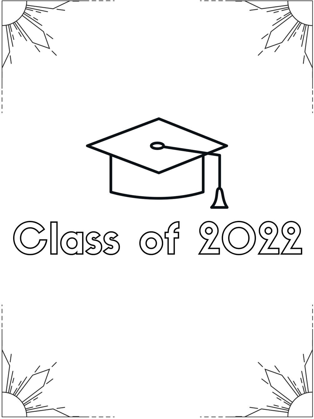 Class of 2022 Coloring Page
